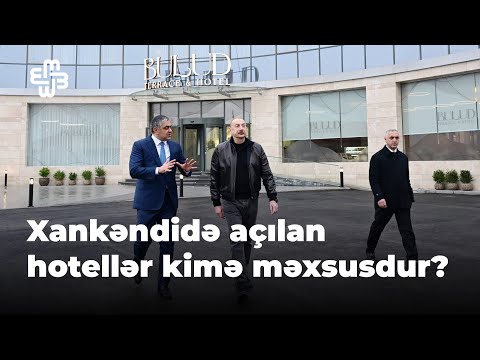 İlham Əliyev Xankəndidə özlərinə aid üçüncü hotelin açılışını etdi