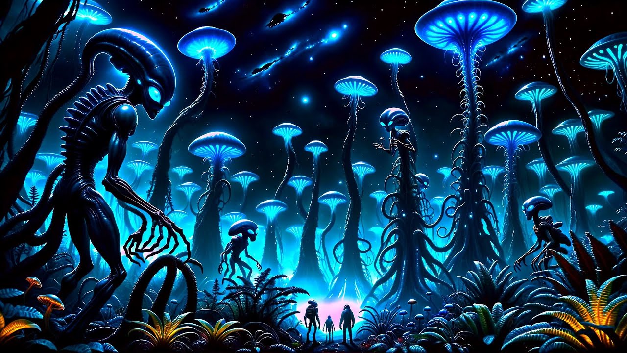 AI Created SciFi Video: Fantasy Alien Forest on Far Away Planet ...