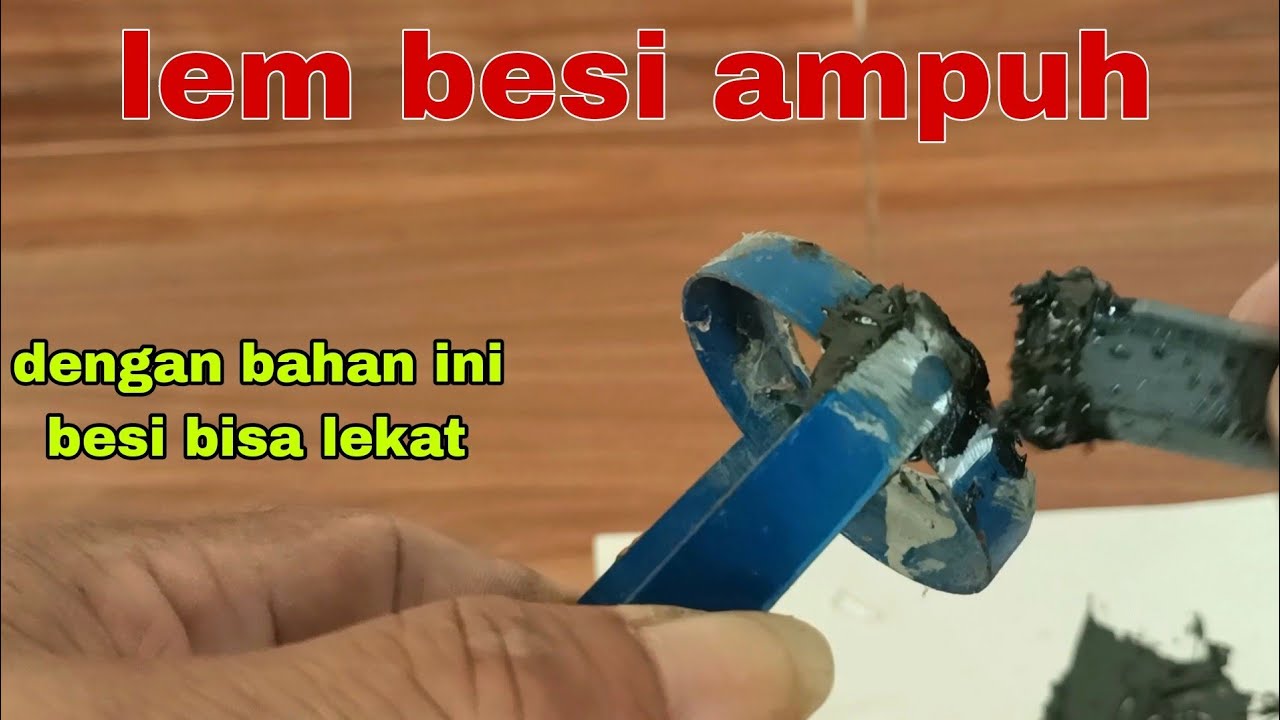 DIY cara sambung besi patah tanpa mesin welding atau las - YouTube