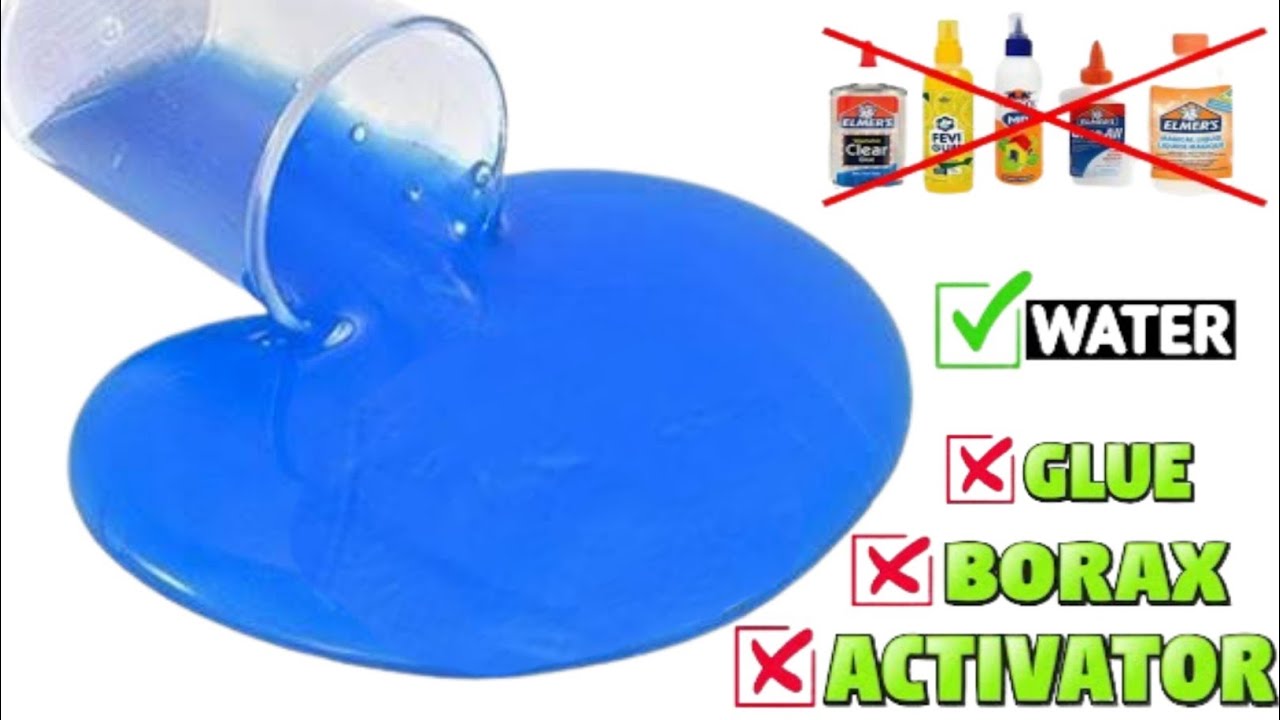 how to make water slime at home ! water slime making #slime - YouTube