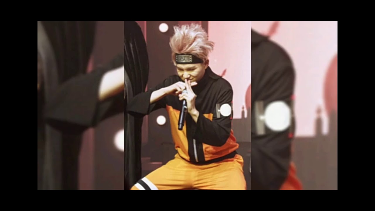 SUGA BTS as being Naruto anime in a real life - YouTube