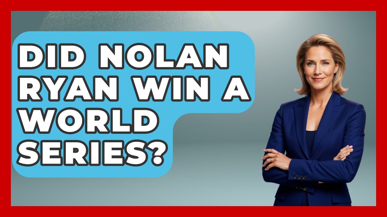 Did Nolan Ryan Win A World Series? - The Baseball Xpert - YouTube