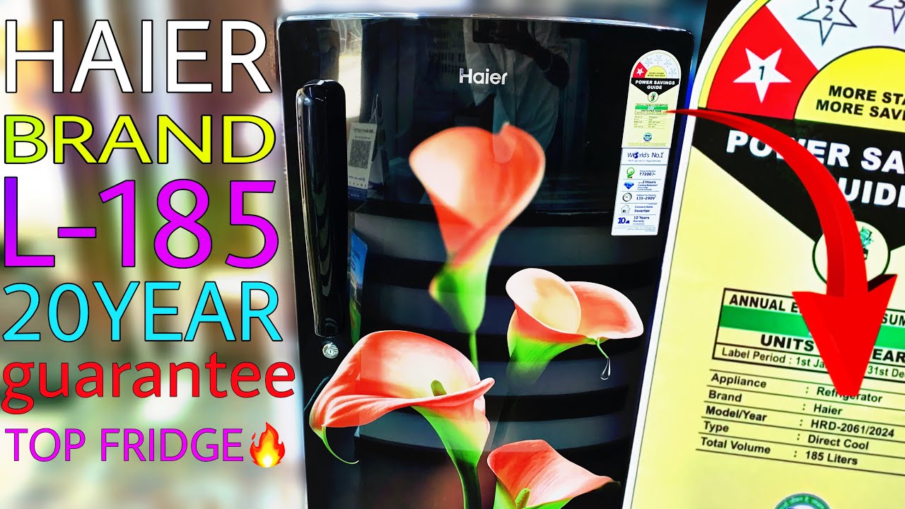 Haier brand refrigerator top 10 fridge🔥185 L Direct Cool Single Door 1 ...