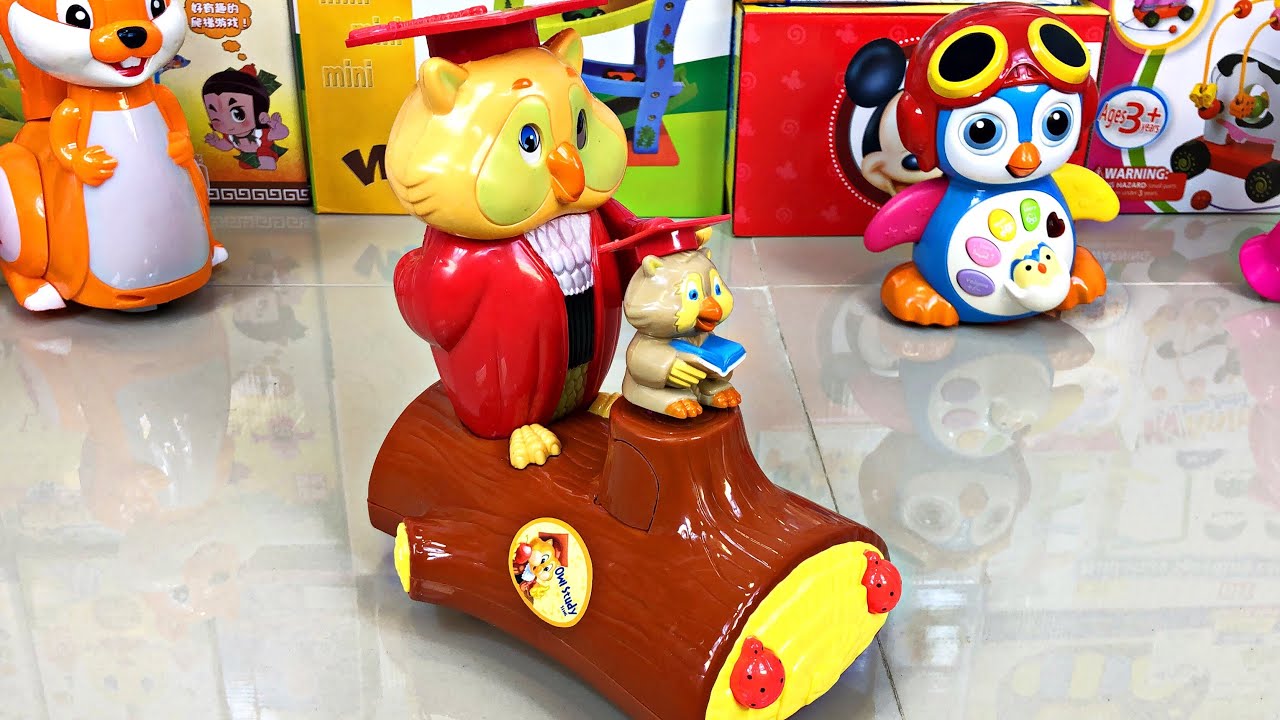 Dancing Toys - The Wise OWL teaches the Squirrel - YouTube