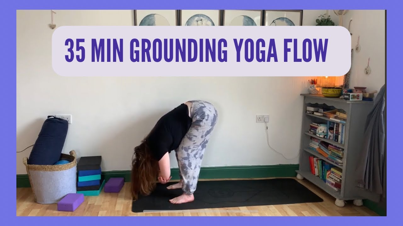35 min Grounding Yoga Flow | Come Home to Yourself 🌲 ️ - YouTube