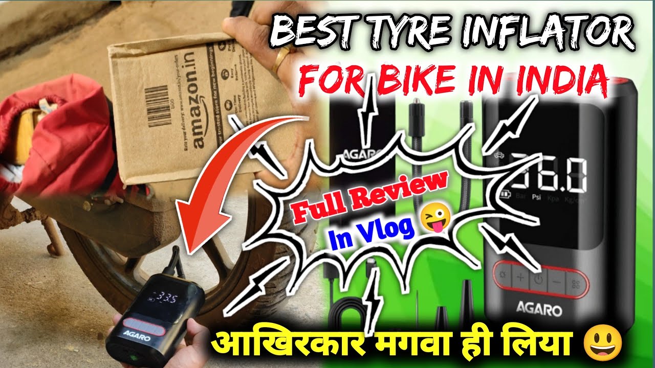 Best Tyre Inflator for Bike in India | Daily Vlog | Mukku Sahu Vlogs ...
