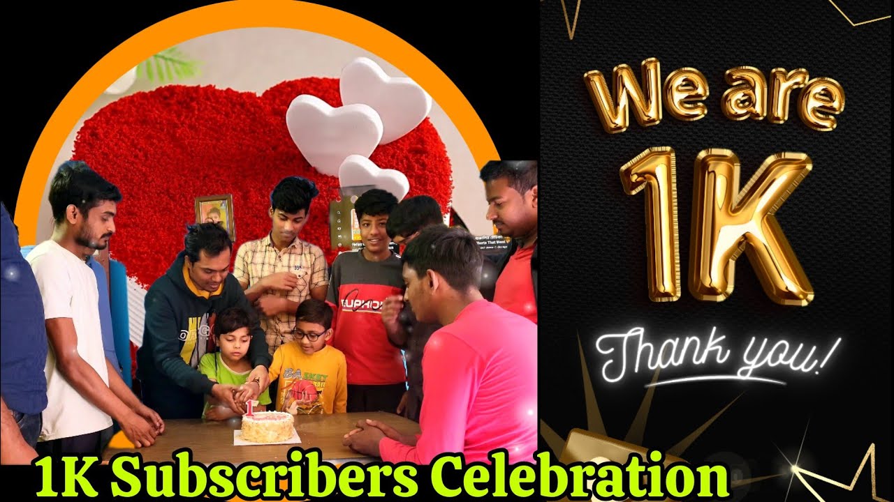 1K Subscribers Celebration | 1K Celebration |#1k subscribers - YouTube