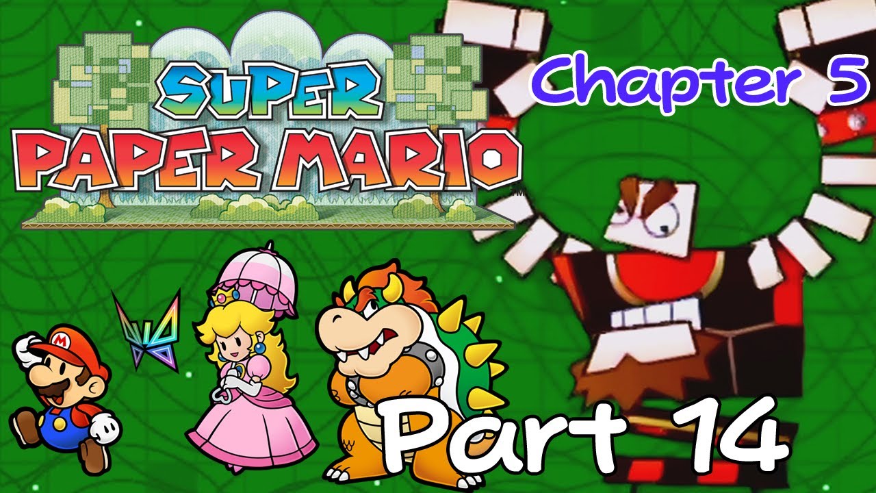 Super Paper Mario - Part 14 - Boss O'Chunks 2nd - YouTube