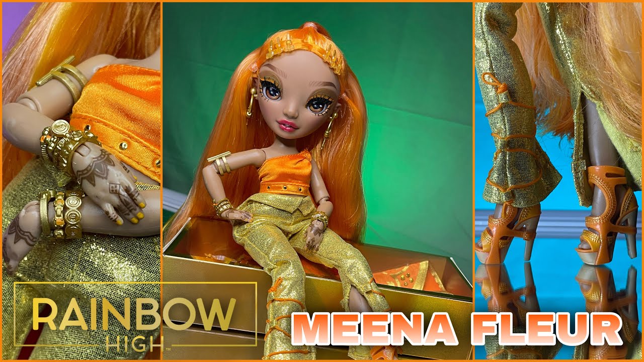 Rainbow High Series 4: Meena Fleur Doll Review 🧡 - YouTube