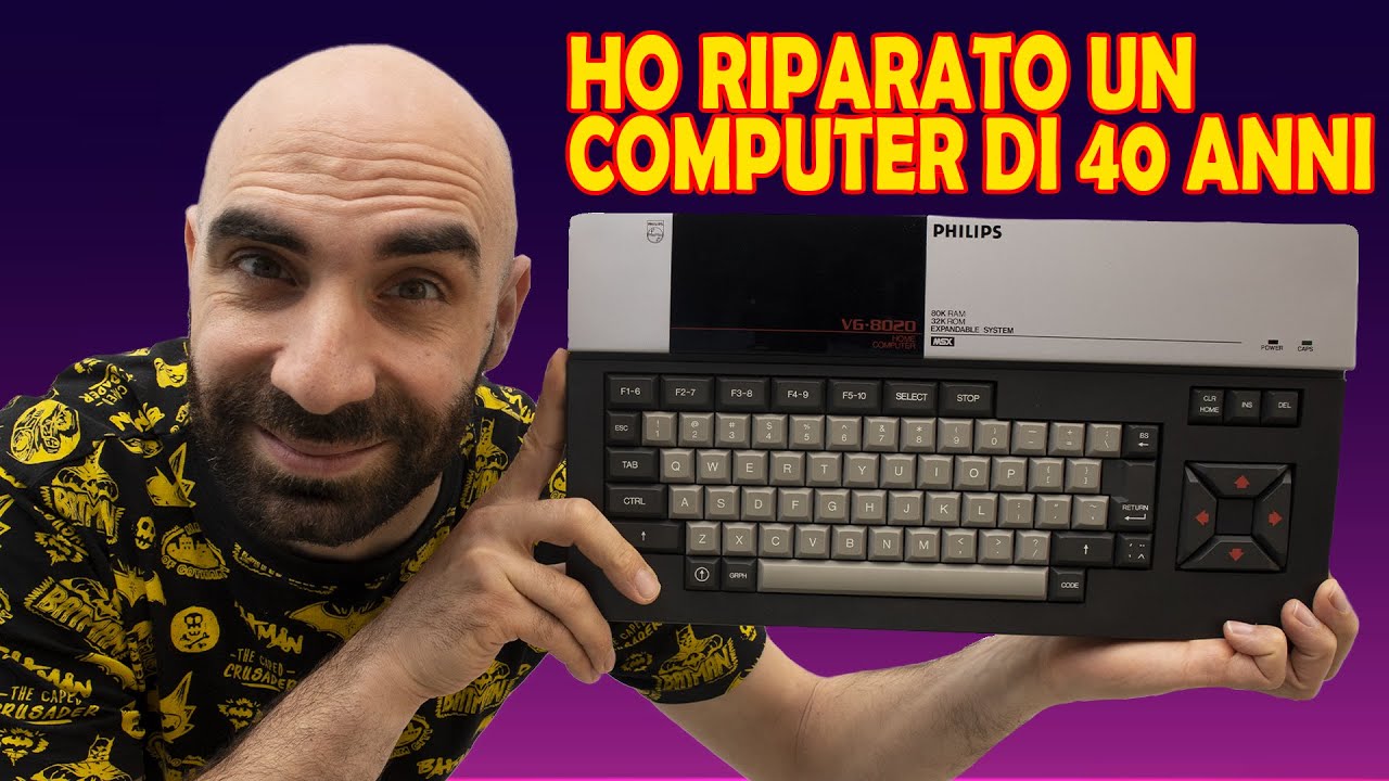 Ho Riparato un Computer di 40 anni - Philips MSX VG-8020 ...