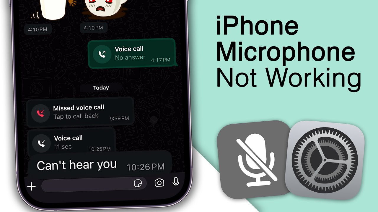 How To Fix iPhone Microphone Not Working! [7 Solutions] - YouTube