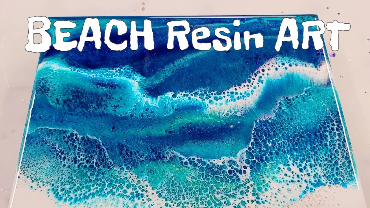 Most BEAUTIFUL waves! Ocean epoxy resin art with brand new resin! - YouTube