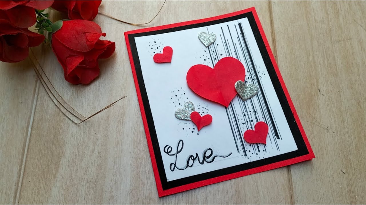 Beautiful Handmade Card For Anniversary | DIY Love Card | Special Card ...