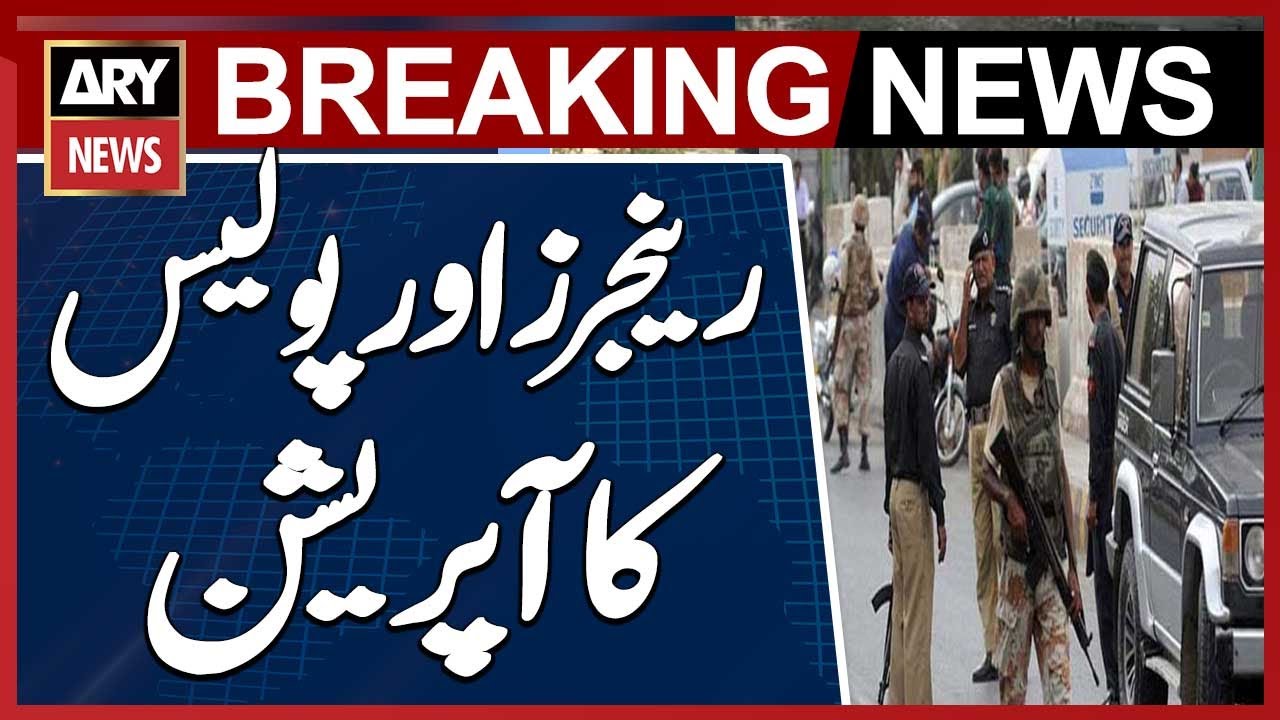Rangers and Police Operation in Pak Colony Karachi - Breaking News ...