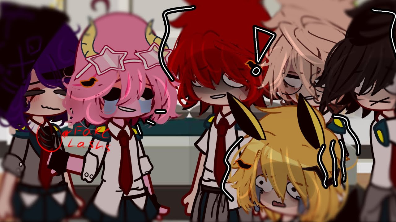The Bakusquad boys learn about Women and fake lashes | Gacha x MHA ...