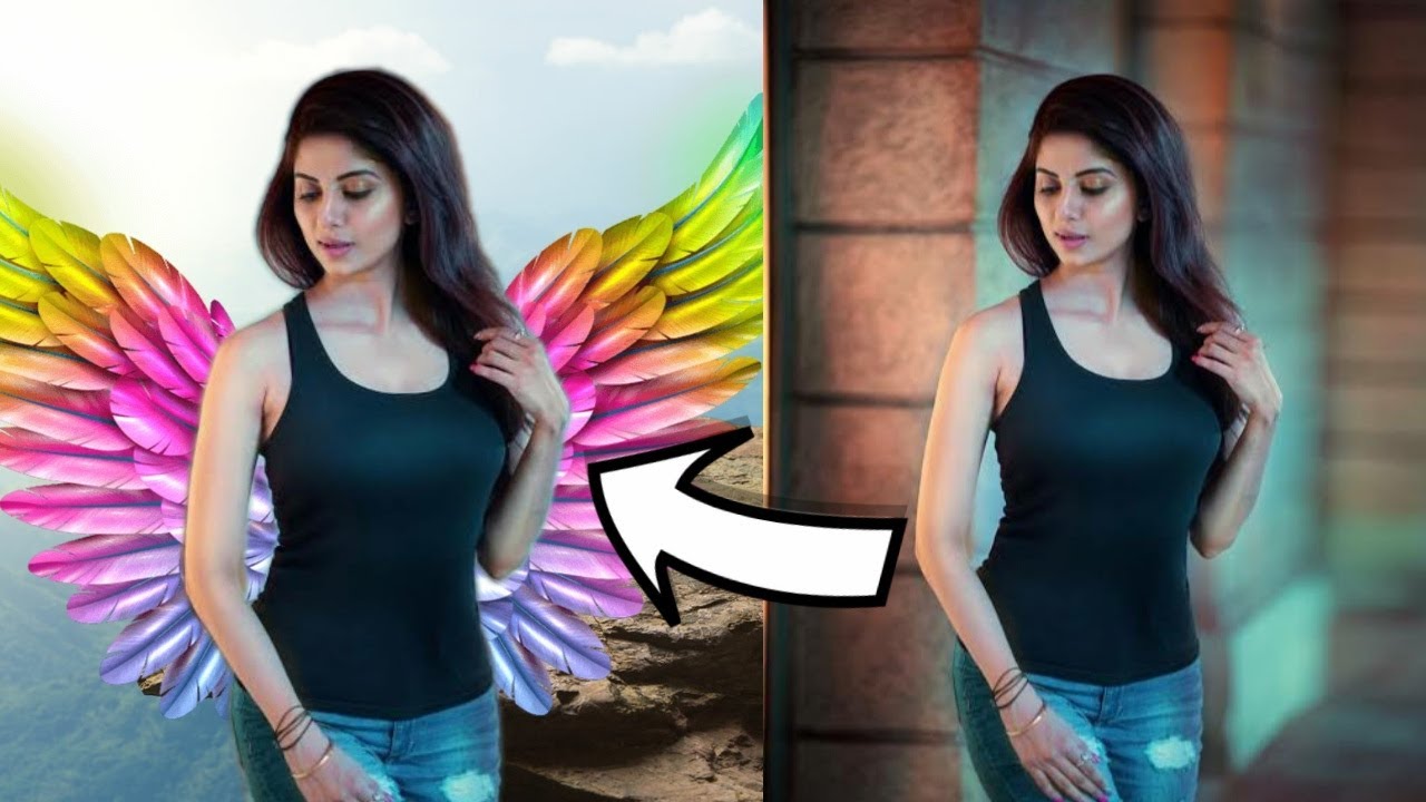 PicShot Photo Editing App | Background change Photo Editing Step By ...