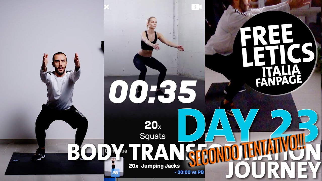 Freeletics Body transformation - Day 23 - Freeletics Italia ...