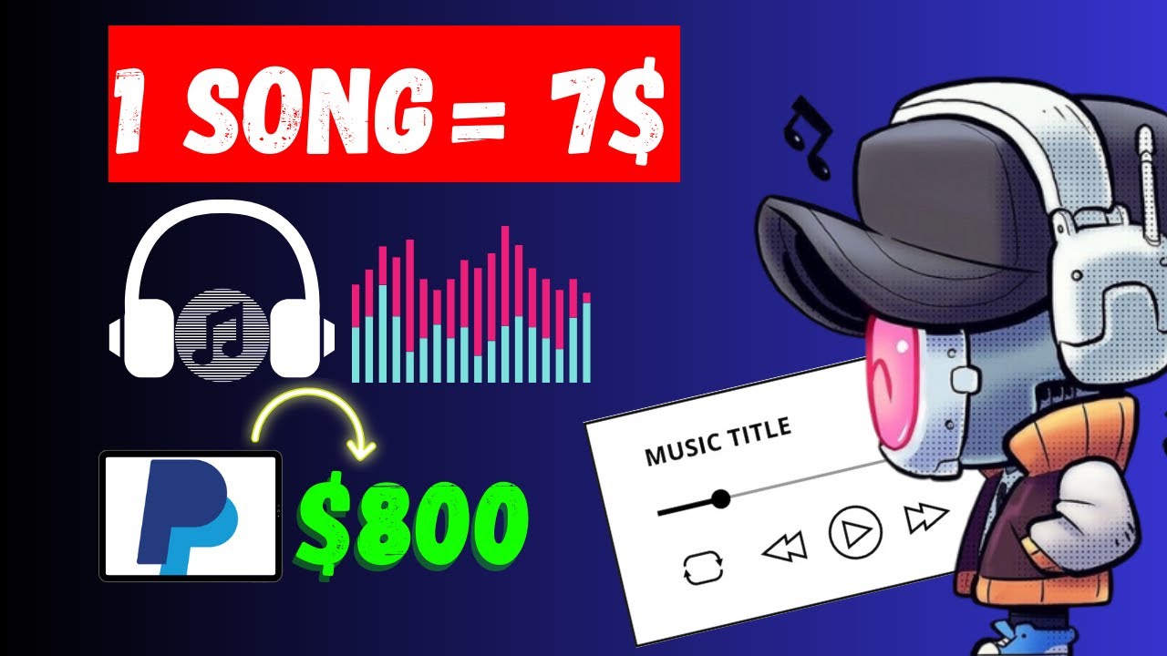 Earn $7 PER SONG Listened To (Make Money Online) - YouTube