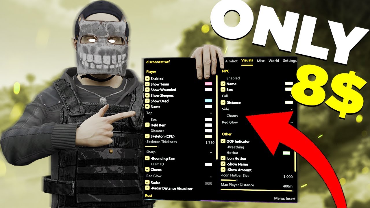 DOMINATING A 800 Pop RUST Server With The BEST 8$ CHEAT - YouTube