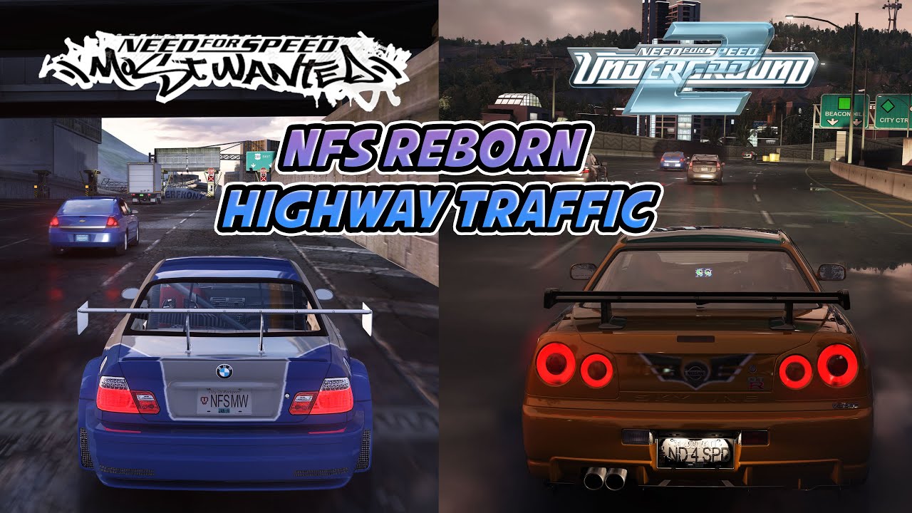 NFS Reborn Highway Traffic Section [Assetto Corsa] - YouTube