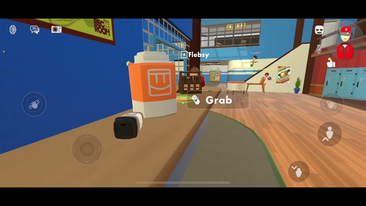 Throwing a bucket on rec room - YouTube