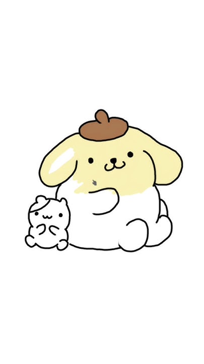 How to draw Sanrio Pompompurin step by step ｜ simple to draw - YouTube