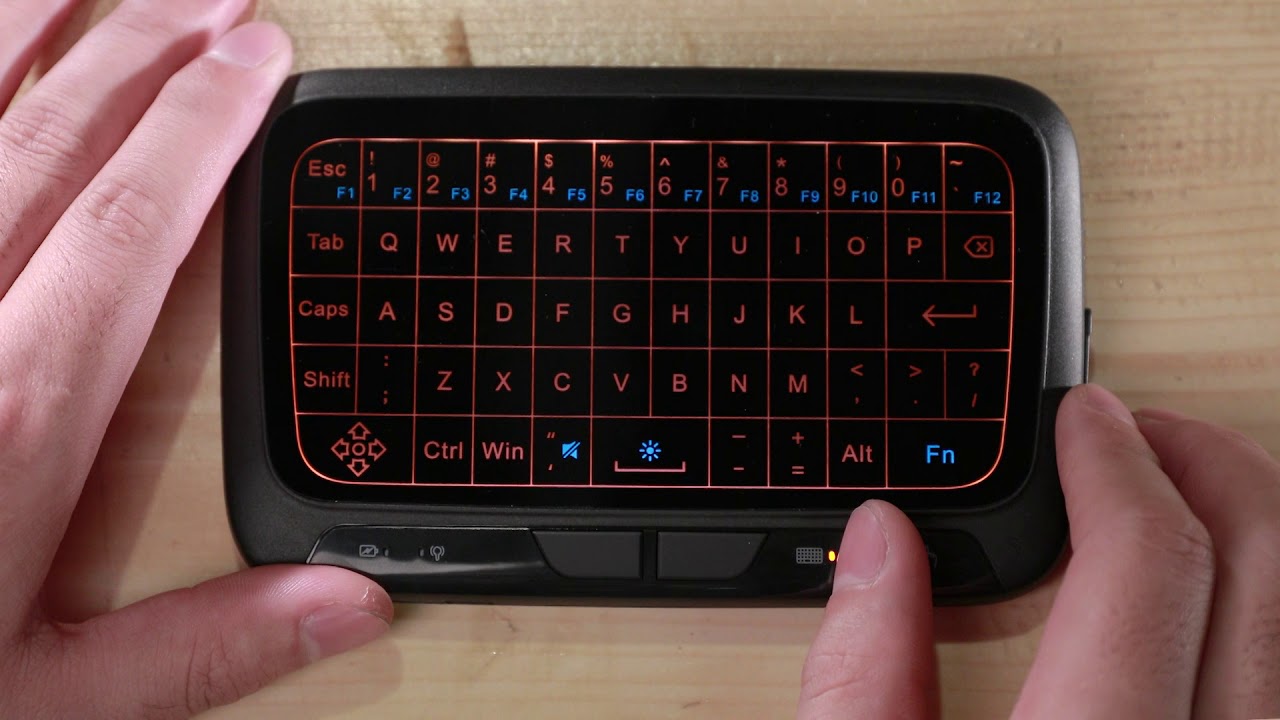 ACEMAX H18+ (H18 Plus) Backlit Keyboard Video Introduction - YouTube