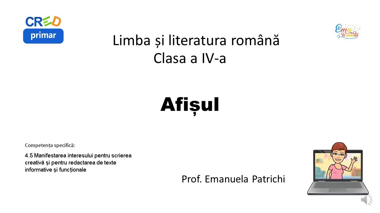 Afisul clasa 4 - YouTube