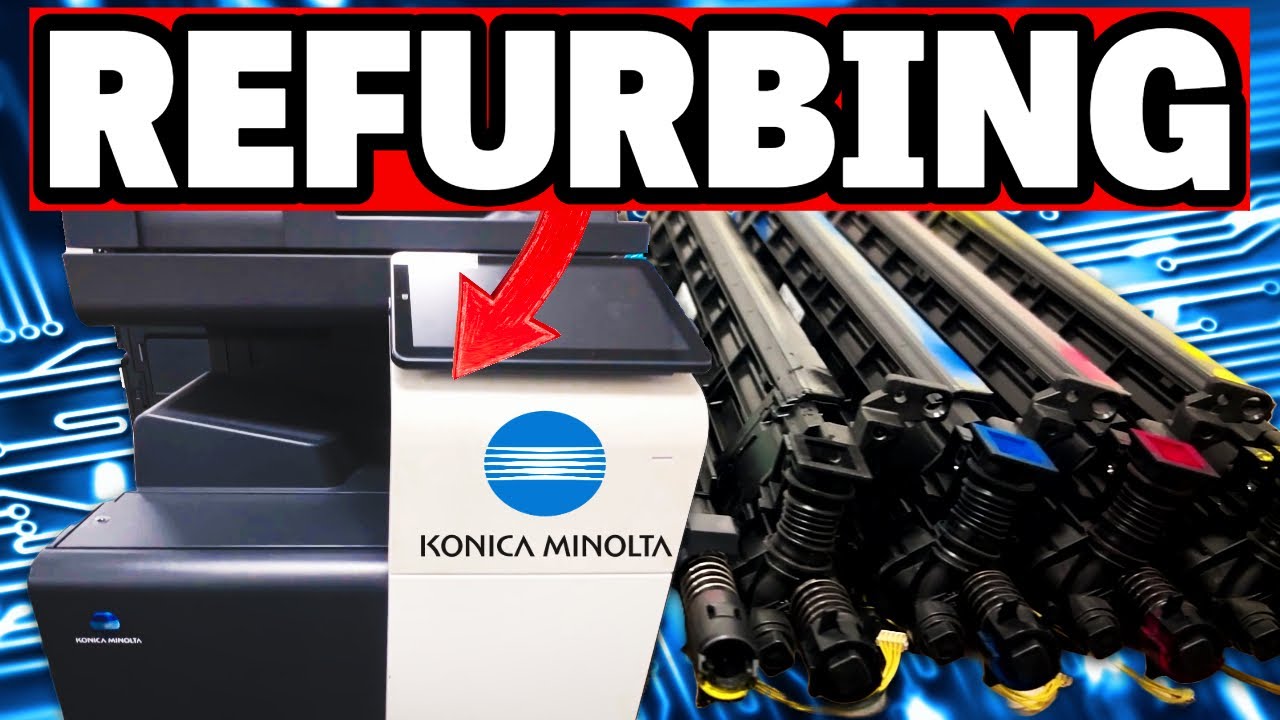 Refurbishing A Bizhub C-250i Konica Minolta Multi-Functioning Printer (#refurbished #refurbish ...