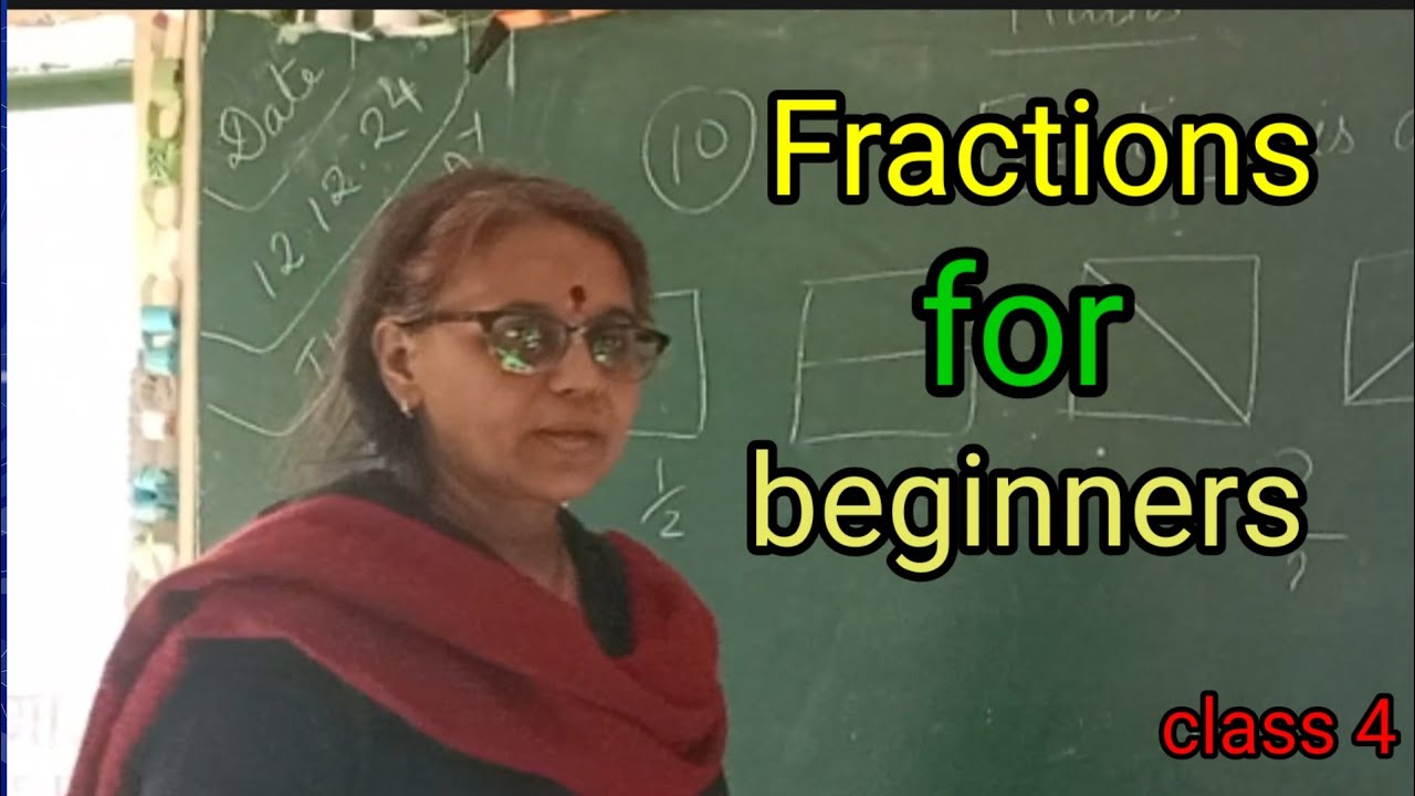 Fractions|fractions for beginners|class4|भिन्न - YouTube