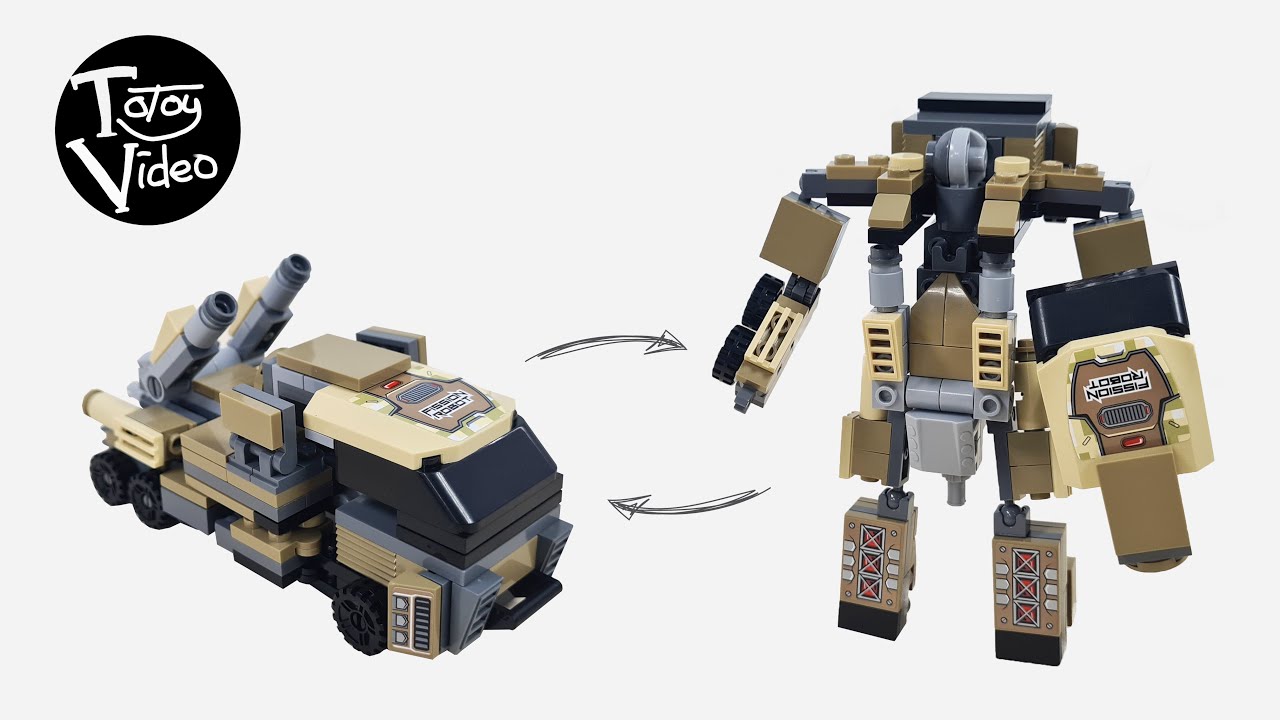 LEGO Transformers Titan Warrior (Qman 3103-5) Lego Compatible MOC - YouTube