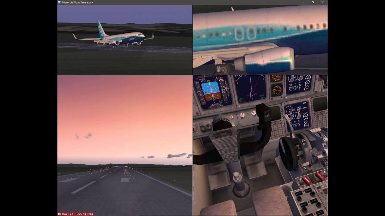 MSFSX B737 ILS Landing at Noto 能登着陸 20151218 - YouTube