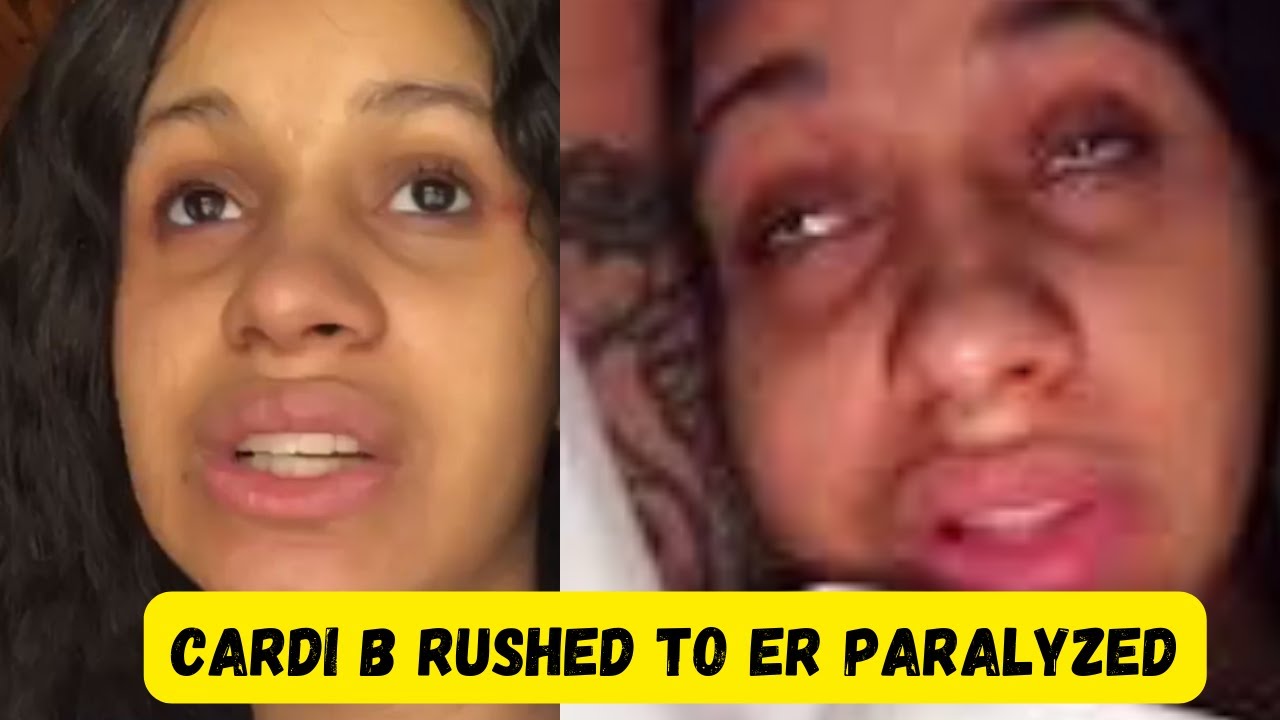 CARDI B Found Paralyzed Rushed to the ER after Freak Accident over ...