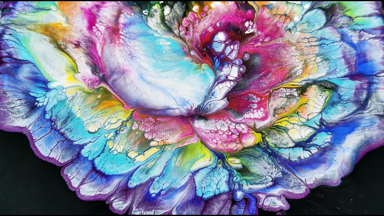 (145) Over the rainbow / Spiral flower dip - YouTube