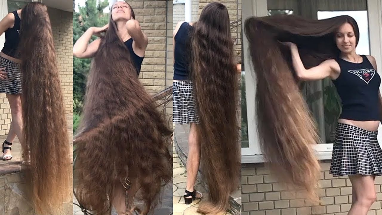 RealRapunzels - Long hair display deluxe (preview) - YouTube