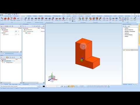 HiCAD 2020  -  Modeling #1 - Modellierung #1 - Skizze erzeugen & Extrusion