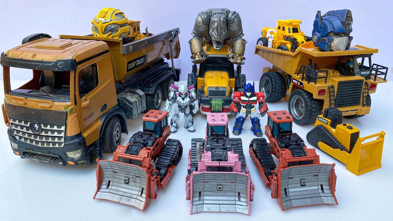 New TRANSFORMERS Stopmotion DEVASTATOR - Bumblebee, Tractor, Dinosaur ...