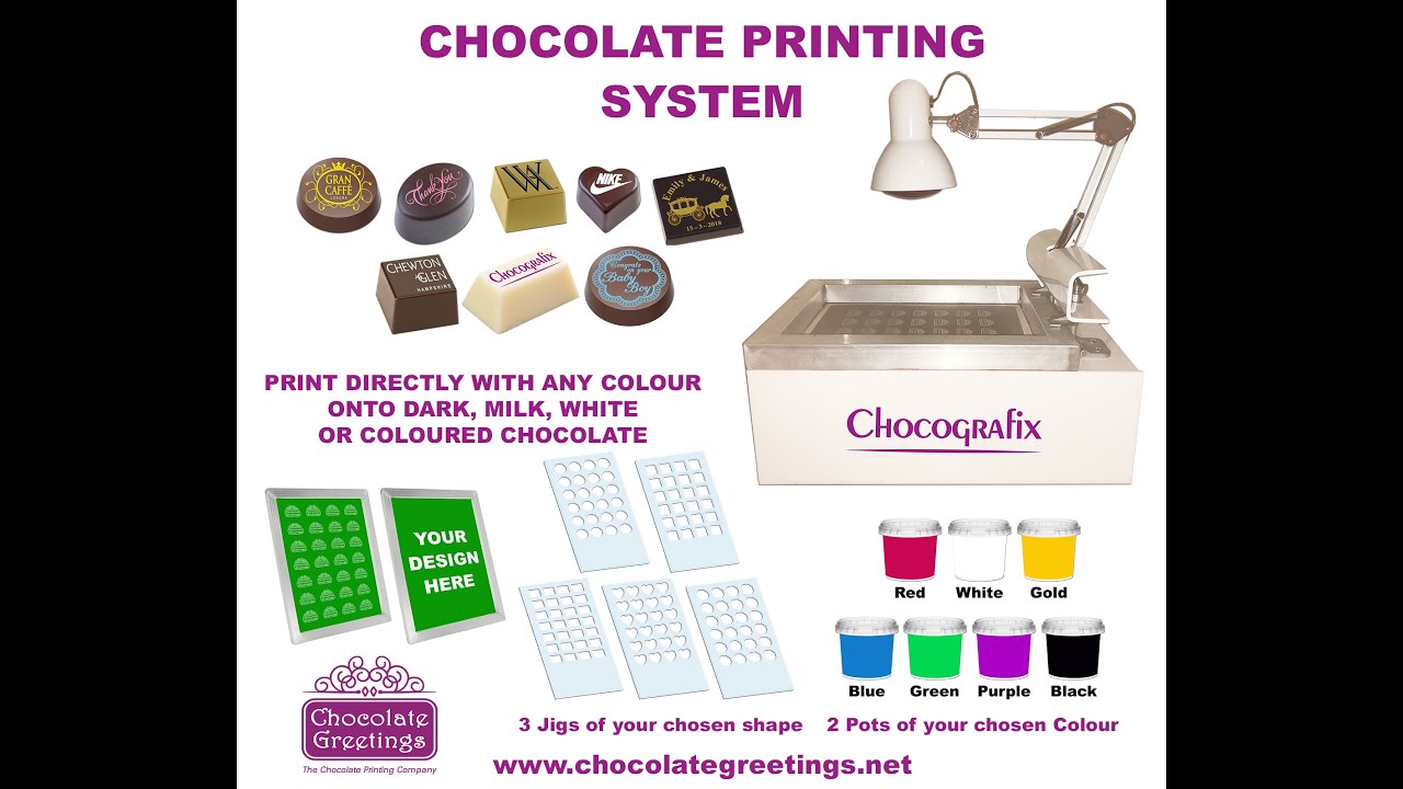 Chocografix - Chocolate Printing System - Print Directly onto Chocolate ...