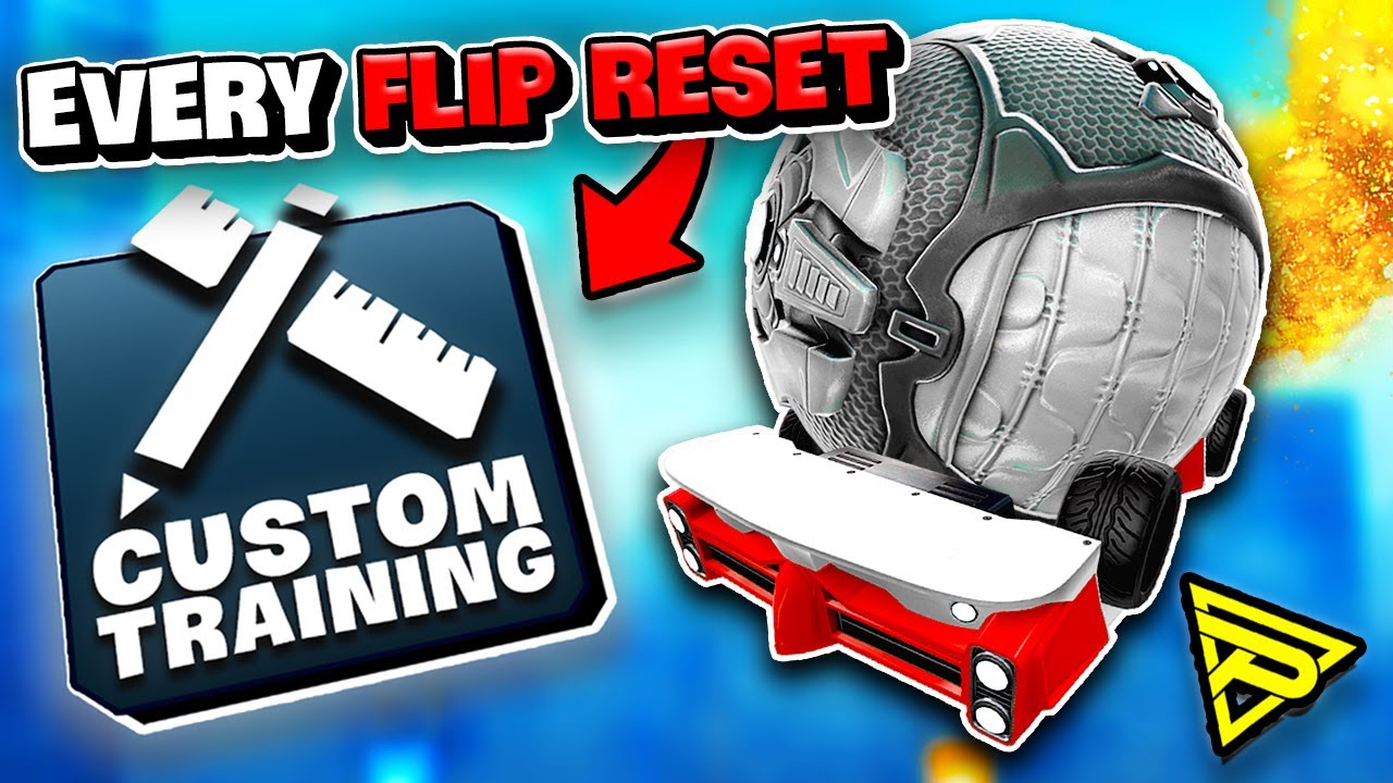 BEST FLIP RESET Training Pack (Every Type of Flip Reset) -FREESTYLE Rocket League Training Pack ...