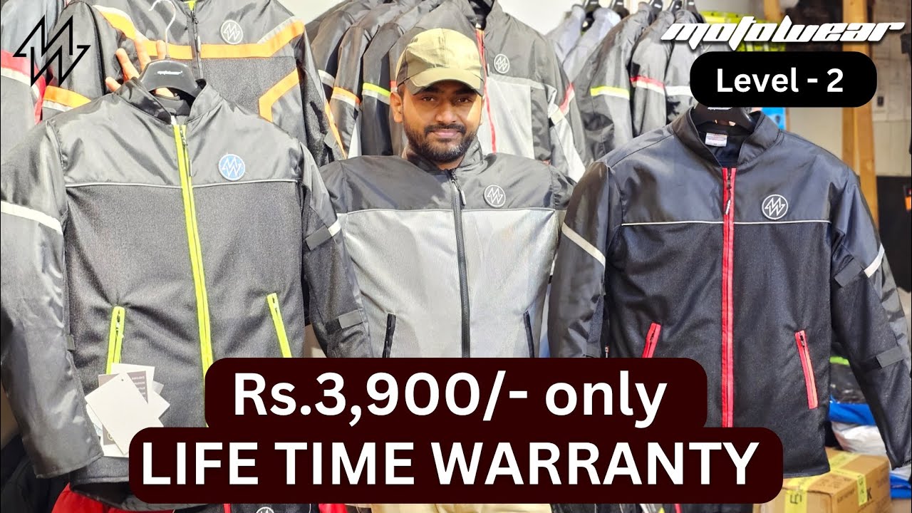 LEVEL 2 RIDING JACKET WITH LIFETIME WARRANTY @ 3900 ONLY - MOTOWEAR ...