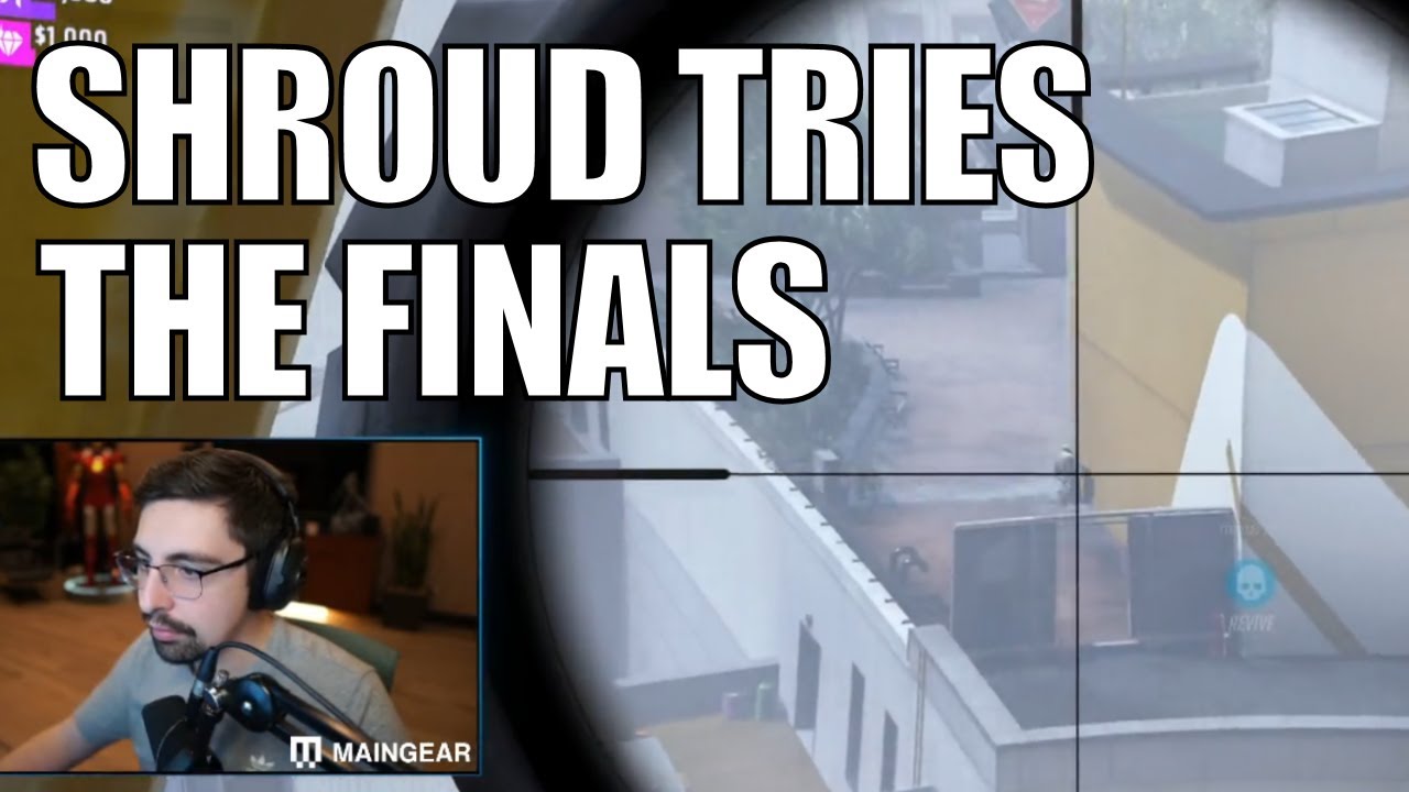 SHROUD - TRIES NEW FPS SHOOTER THE FINALS【PART 1】 - YouTube
