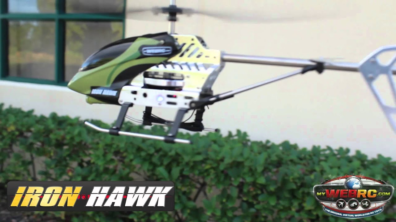 MyWebRC Iron Hawk Helicopter - YouTube