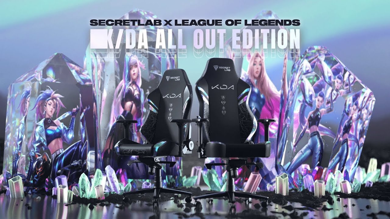 Unboxing и Ревю на KDA All Out SecretLab Chair - YouTube