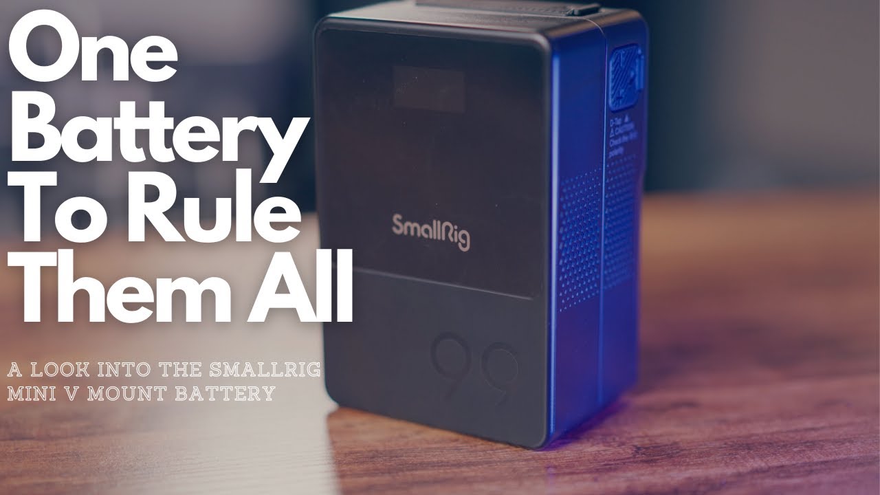 Review Of The Small But Mighty SmallRig VB99 Mini V-Mount Battery - YouTube