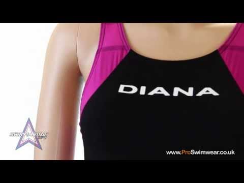 Diana Submarine TF2 Costume 2013 - Black/Magenta - Presented by ProSwimwear