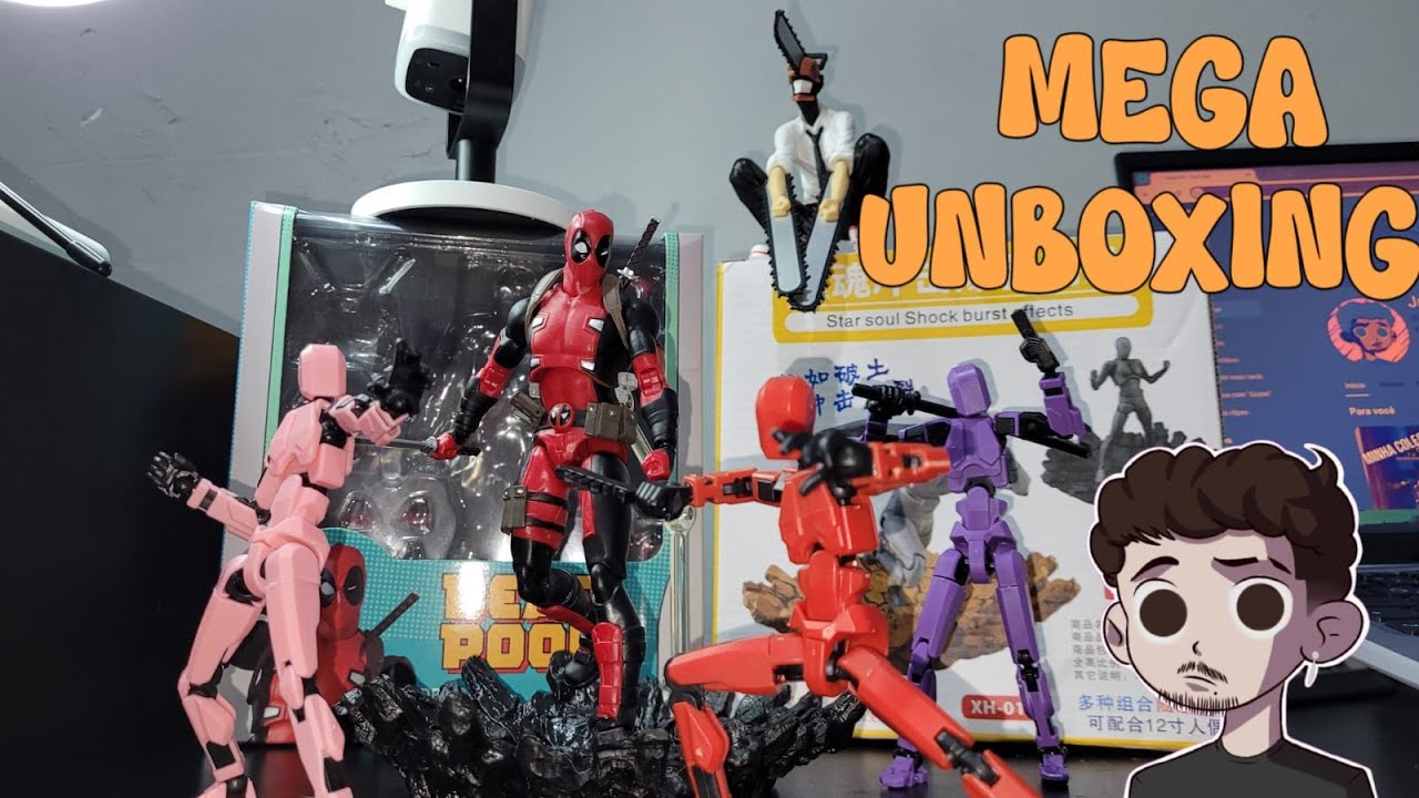 SUPER MEGA UNBOXING DE ACTION FIGURES MAS EU ME ARREPENDI KKKKKKKKK ...