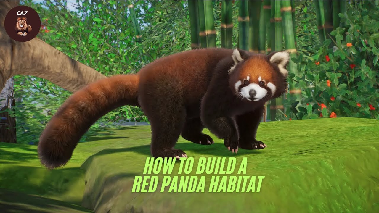 Here is how to build a easy red panda habitat in planet zoo #redpanda # ...