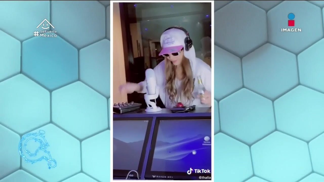 Thalía se estrena como DJ en redes sociales | Qué Importa - YouTube