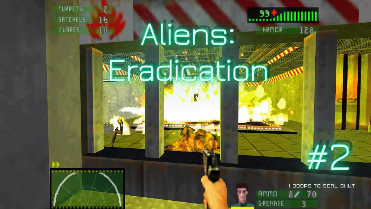 Aliens: Eradication прохождение за колониста, часть 2 - YouTube