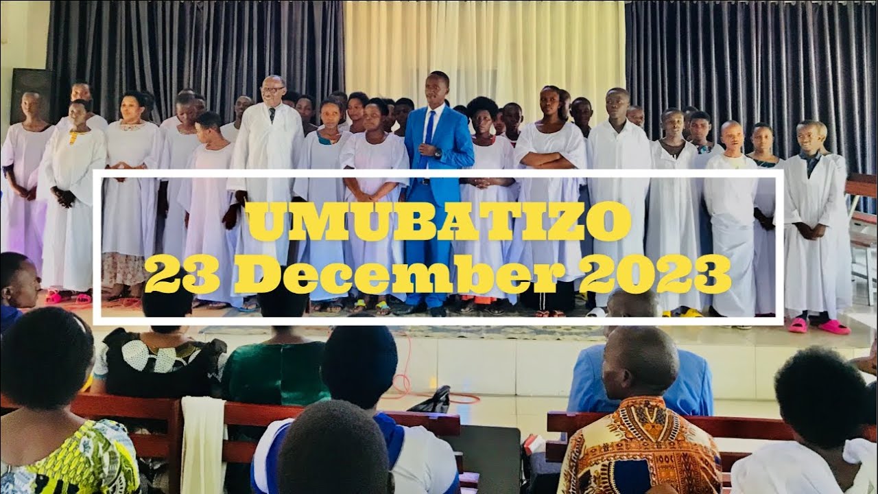 Masoro Umubatizo 23_12_2023 - YouTube